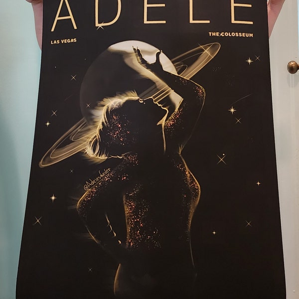 Adele Poster Saturn - Etsy