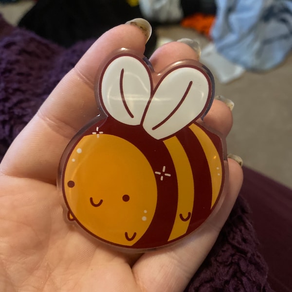 Bee Phone Grip - Acrylic Phone Holder - Etsy