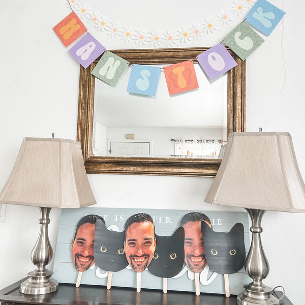 Cat Face Stick, Face on a Stick Prop, Cat Party, Cat Face on a Stick ...