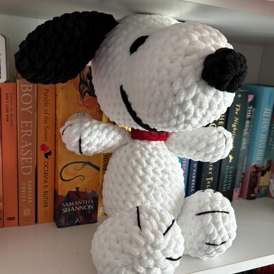 Snoopyy Peanuts Crocheted Plushie Kid Friendly Animal Plush Amigurumi ...
