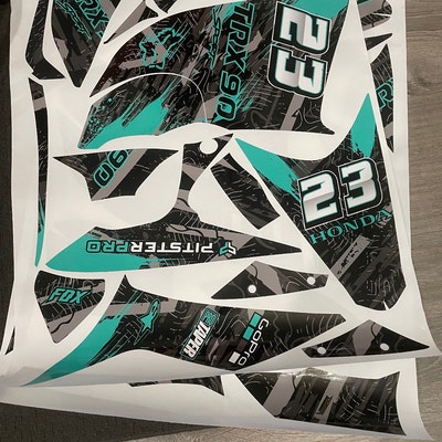 Yamaha Raptor 700 700R Graphics Kit 2013 2017 2022 to 2024 Decals ...