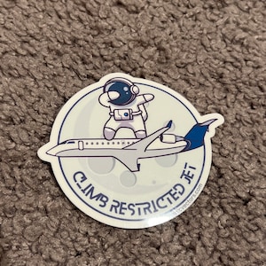 Watch Your Elbows and Knees Aviation Glossy Vinyl Sticker - Etsy