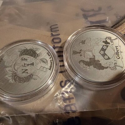 Laser Engraved Coin, Personalized Coin, Custom Coin, Retirement Gift ...
