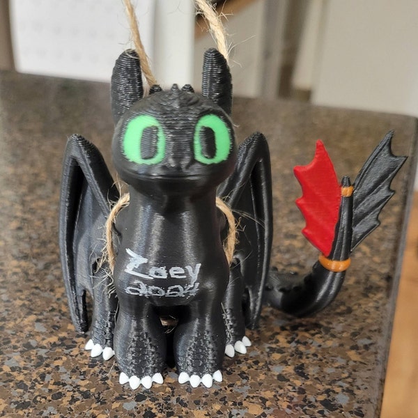 Toothless & Light Fury Desk Ornaments - Etsy