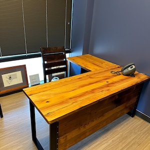 Reclaimed Wood and Pipe Table. Industrial Table. Black Iron Pipe Table ...