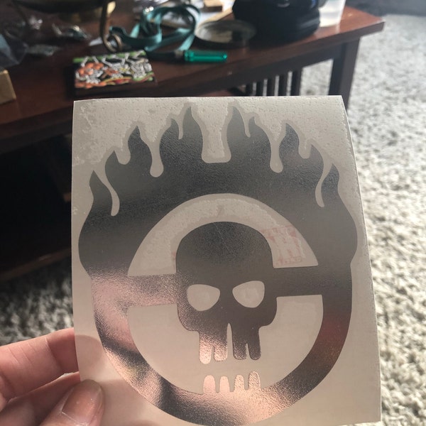 Mad Max Fury Road Skull Vinyl Decal: Car/laptop/instant Pot Sticker - Etsy