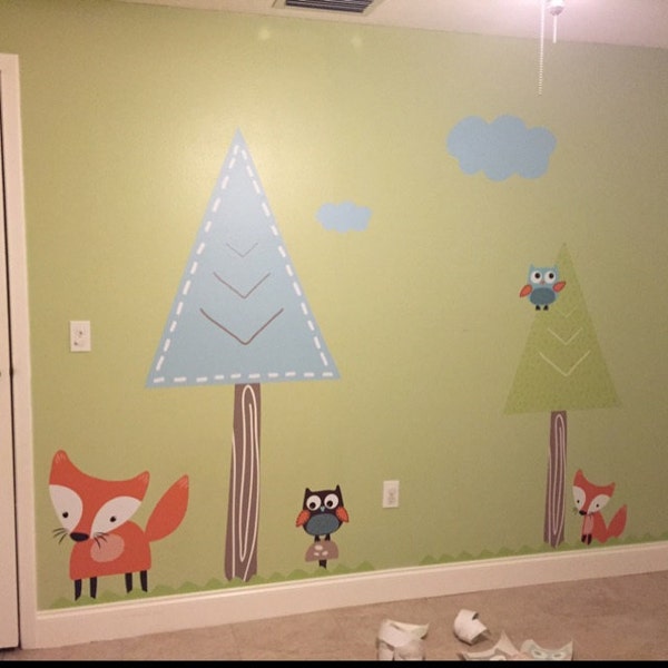 City Life Wall Decals- Wall Art Stickers - Etsy