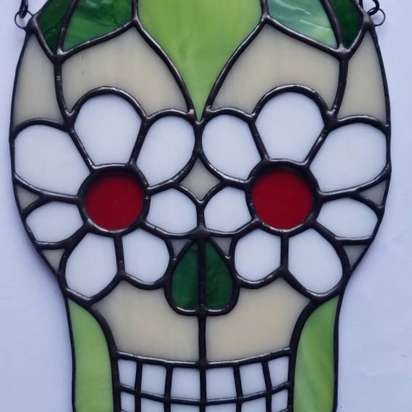 Daisy Stained Glass Pattern, Instant Download, Floral Suncatcher ...