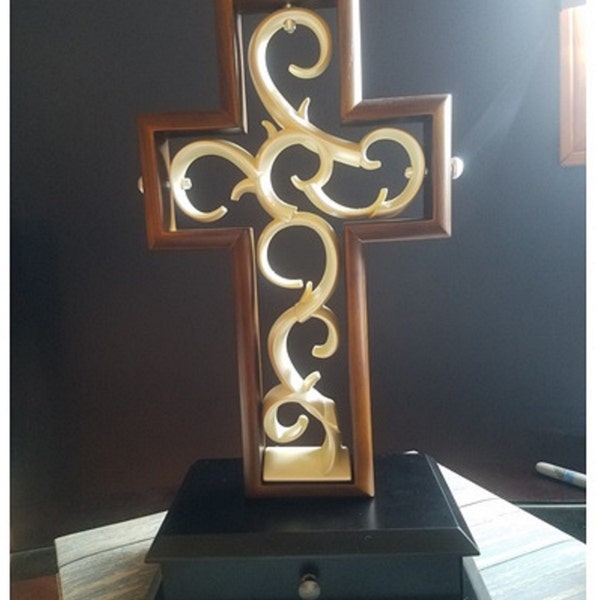Wedding Unity Cross ® Hand-finished Umber Hardwood With Ivory; Unity ...