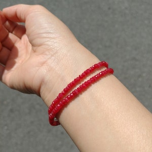 Ruby Beads Finest Quality Ruby Beads Natural Ruby Smooth - Etsy