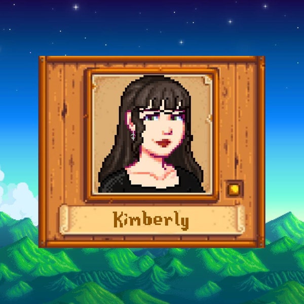 Custom STARDEW VALLEY Portraits, Personalized Stardew Valley Poster ...