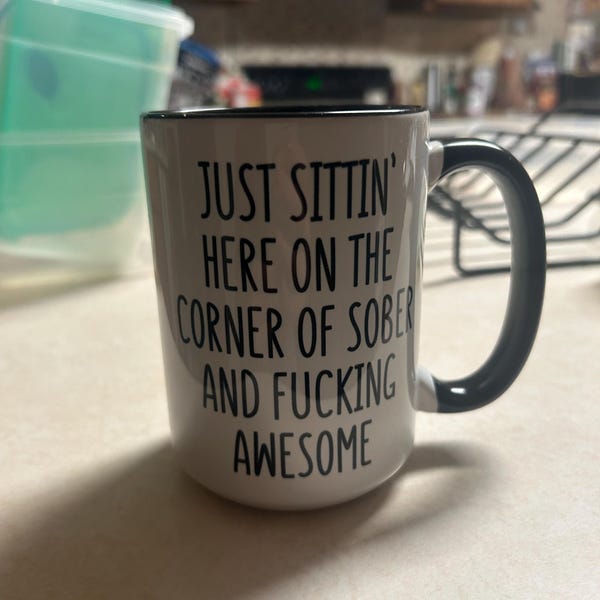 Sober AF Coffee Mug, Sobriety Gift, Addiction Recovery - Etsy