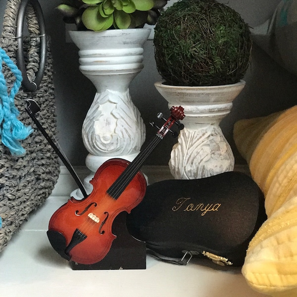 Miniature Personalized Violin- Gifts for Musicians - Etsy