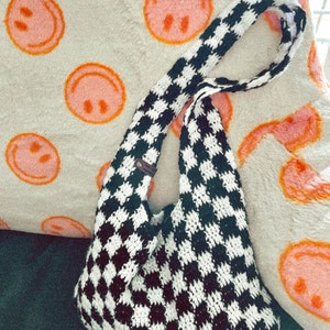 Pattern Bundle PDF Crochet Checkerboard Bag Mini Checkerboard Bag With VIDEO Link and Tutorial ...