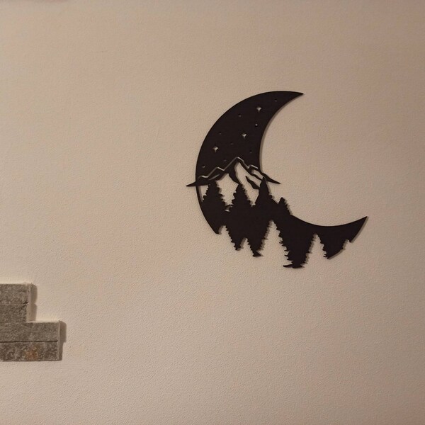 Moon Design Laser Cut Svg Dxf Files Wall Sticker Engraving Decal ...