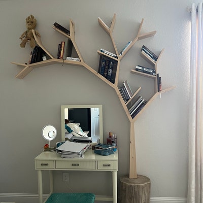Unique Rustic, Tree Bookcases, Tree Branch Bookshelves, Book Stand ...