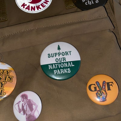Support Our National Parks Button 1.25 or 2.25 Pinback Pin Button Badge ...