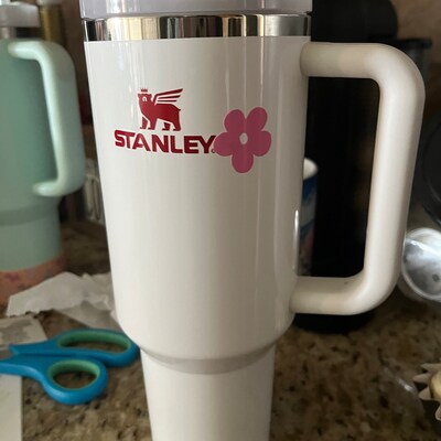 Smiley Stanley Cup Stickers, Simple Modern Cup Smiley Decals, Stanley ...