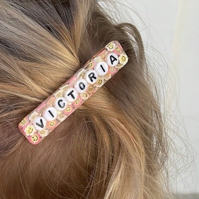 Custom Resin Hair Clip - Etsy