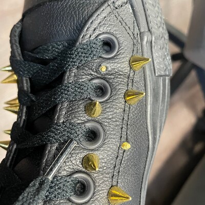 Spiked Converse Chuck Taylor Shoes - Etsy