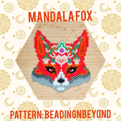 Native American Wolf Bead Pattern, Peyote/brick Stitch Wolf Pattern ...