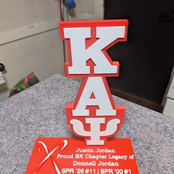 Alpha Kappa Alpha Sorority Plaque – Custom Name Greek Letter Dorm Decor ...