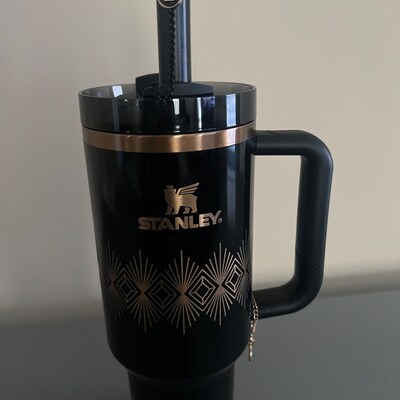 Personalized Straw Tip Cover With Ring and Chain Attachment - Etsy