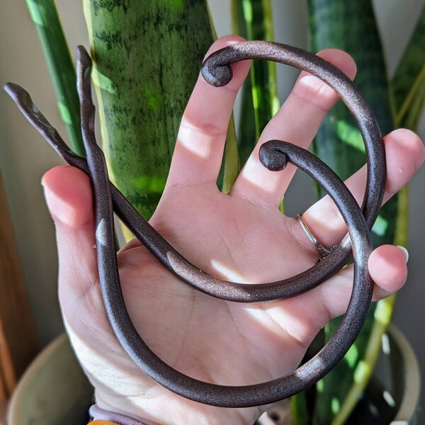 Flag Mount Stick Flag American Flag Holder Hand Forged Helix Hook Flag ...