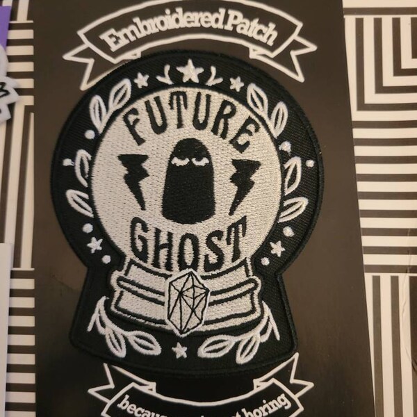 Ghost Iron on Patch | Gothic Patches | Pastel Goth Alternative Fortune ...