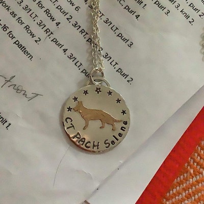 Dog Agility Shoe Tags Hand Stamped Canine Agility Mach Gift Dog Agility ...