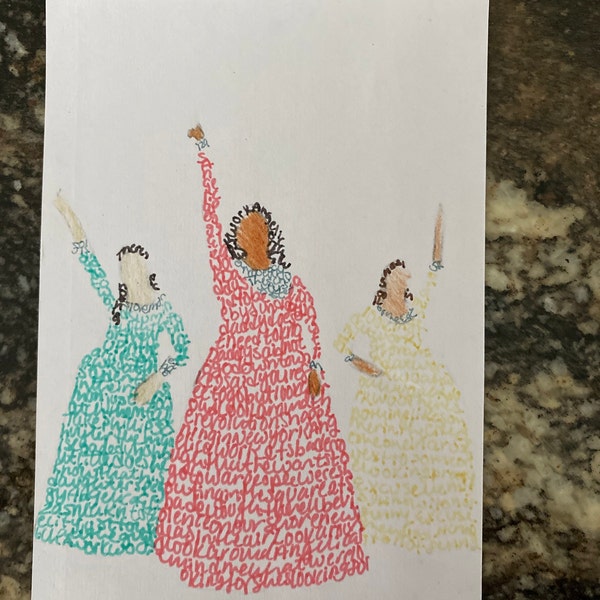 Hamilton Handwritten Lyrics Prints - Etsy