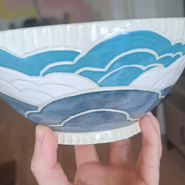 Cloud Bowl - Cereal Bowl - Etsy