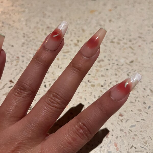 High-quality 4 Sets Surprise Box, Mystery Nails Sets, Press on Nail ...