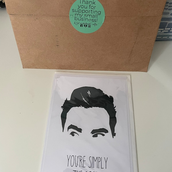 Handmade "you're Simply the Best" Card | Schitts Creek Valentine ...