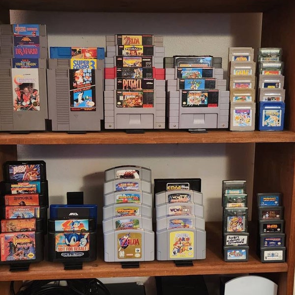 10-pack of Retro Game Stands (displays 60 Games!) - Etsy