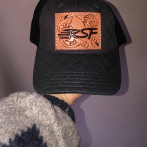 Custom Cattle Brand Caps Cattle Ranch Custom Hat Leather - Etsy