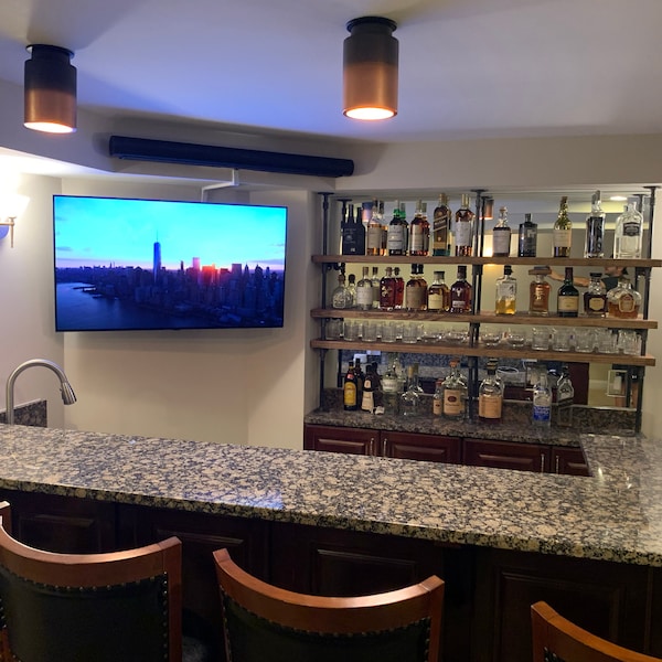 Custom Restaurant, Back Bar and Retail Shelving - Etsy