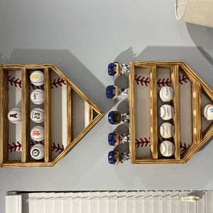 Rustic Baseball and Ring Display Holds 44 Rings/medals and - Etsy