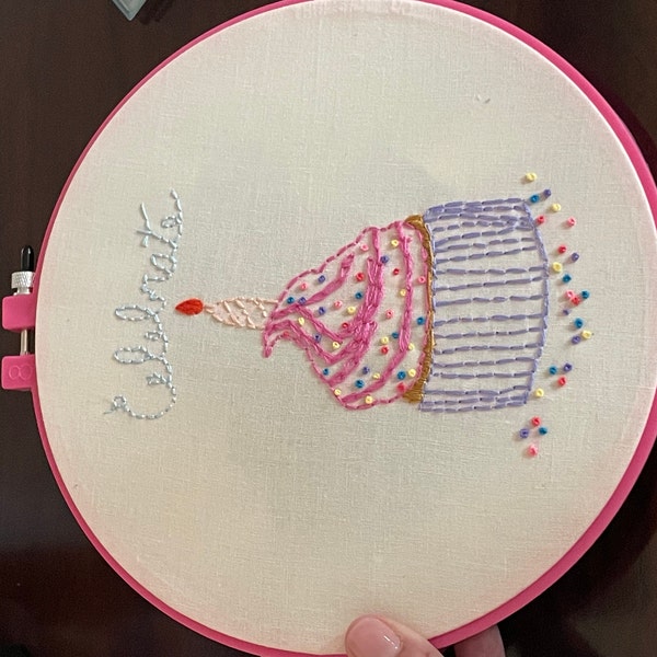 Embroidery Kit Complete Kit Includes Pattern, Preprinted Fabric, Thread ...