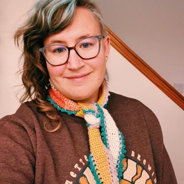 PDF File for Crochet Pattern (english and Swedish), Estrid Scarf - Etsy