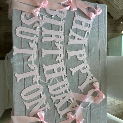 Baby Monogram Banner - Etsy
