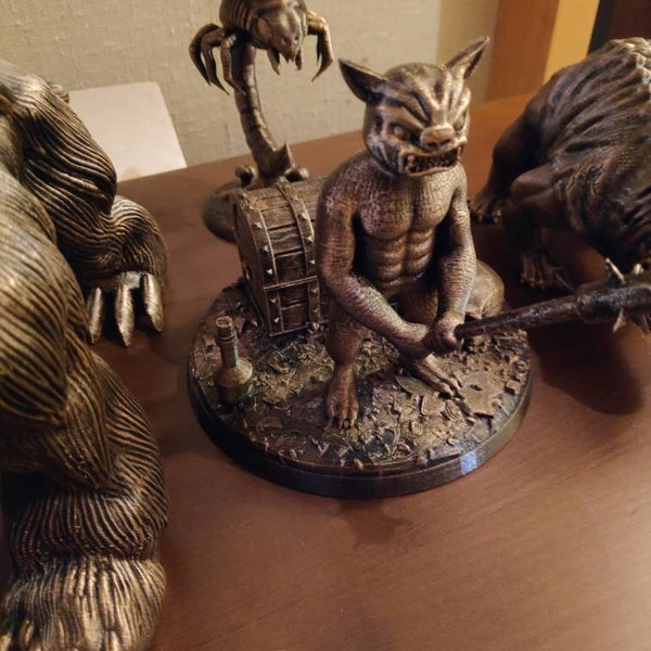 Goblin Gothic Game Figure Art Custom Geek Gift Nerd Gift Personal ...