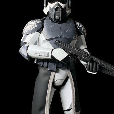 1/6 Scale Desert Wolfpack Clone Trooper Wolffe Armor Kit Blank for ...