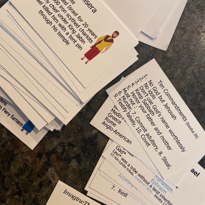 Do I Know You Bible Character Matching Card Game - Etsy