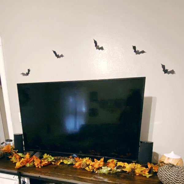 Vinyl Bats Set - 4 Sizes! Use in All Kinds of Decor! Indoor-outdoor ...