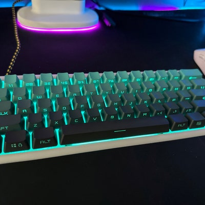 Gradient Green Side-printed Keycap Set, OEM Profile, Shine-through, PBT ...