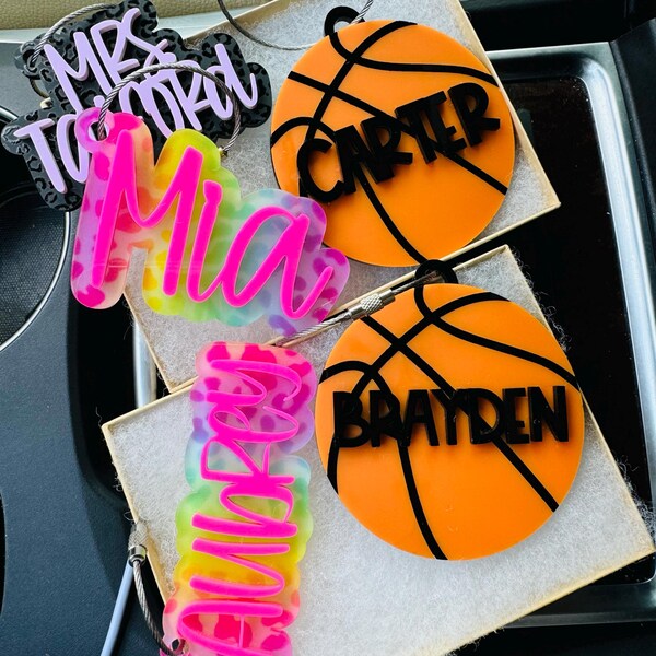 Figure Skating Bag Tag | Personalized Bag Tag | Figure Skating Keychain ...