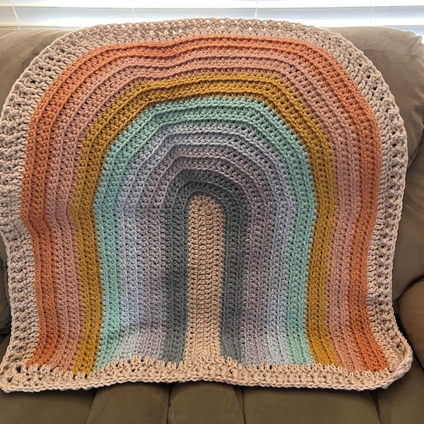 Phoenix Rainbow Blanket — PATTERN (includes 3 Sizes) - Etsy