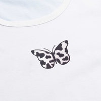 Cow Print Butterfly Embroidery Design, Cow Print Embroidery Design ...