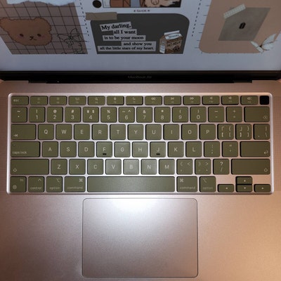 MacBook Air 13 Keyboard Key's Stickers MacBook Pro 16 Keyboard Avery ...